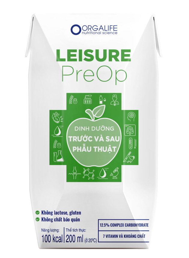 Thực phẩm Dinh Dưỡng Y Học Trước và Sau Phẫu Thuật Leisure PreOp